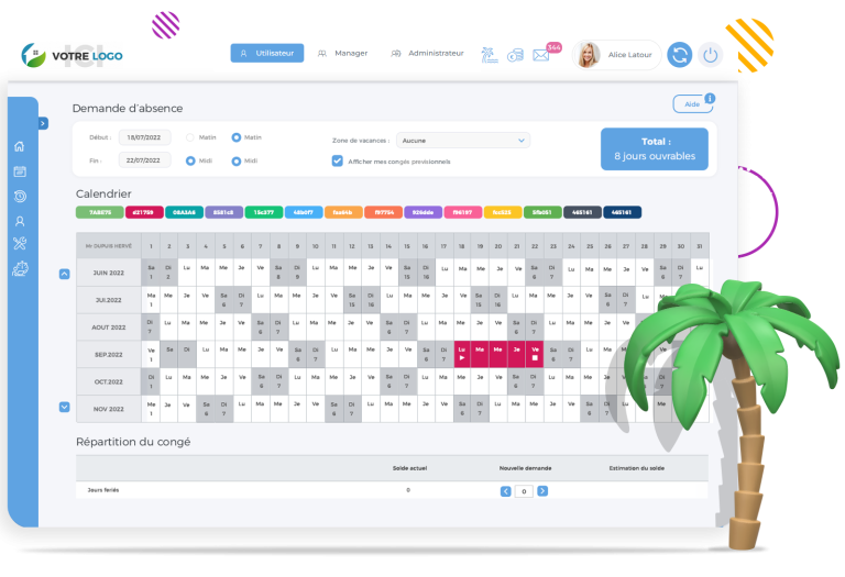 Leave & absences – e2Time.com
