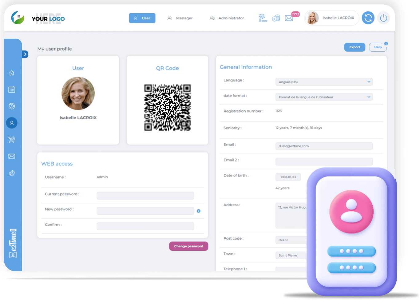 HR Software - Time Management - e2Time.com