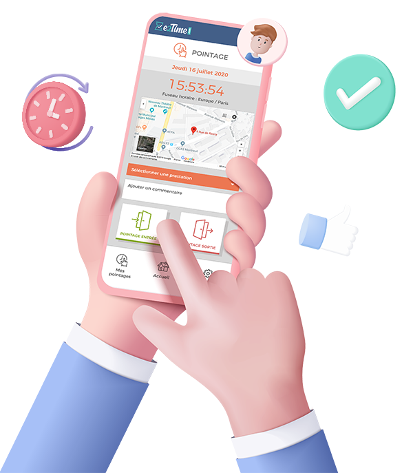 Pointage Smartphone - e2Time.com